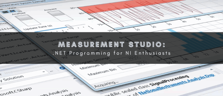 Measurement Studio: .NET Programming for NI Enthusiasts | DMC, Inc.