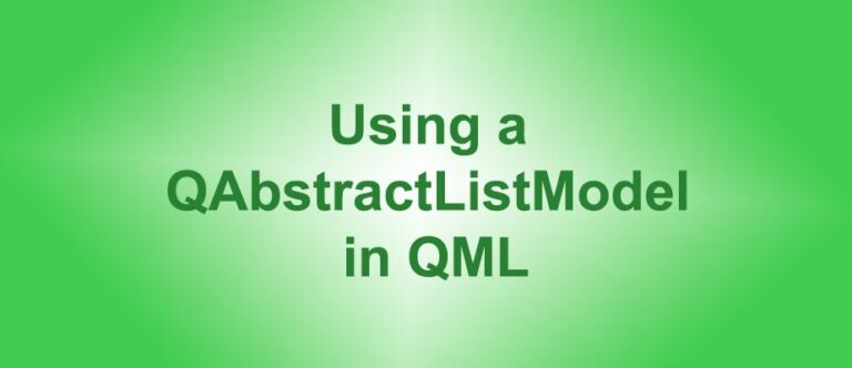 Using a QAbstractListModel in QML | DMC, Inc.