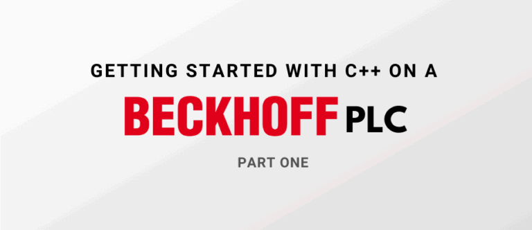 Getting started with C++ on a Beckhoff PLC - Part One: Setup | DMC, Inc.