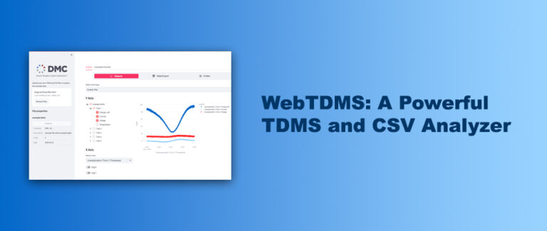 WebTDMS: A Powerful TDMS and CSV Analyzer | DMC, Inc.