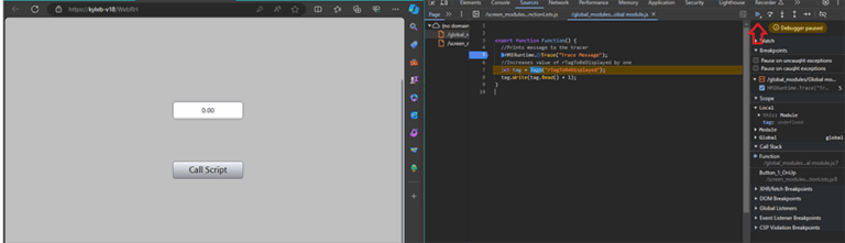 Debugging Scripts in WinCC Unified | DMC, Inc.